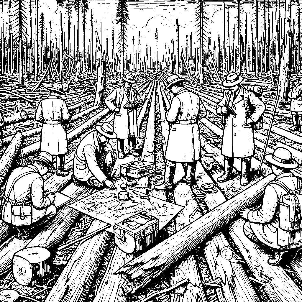 The Tunguska Event Coloring Book | Instant Digital Download | Printable ...