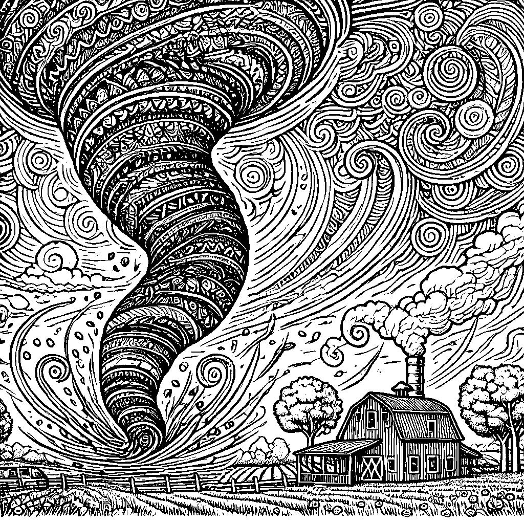 Natural Disasters Coloring Book | Instant Digital Download | Printable ...