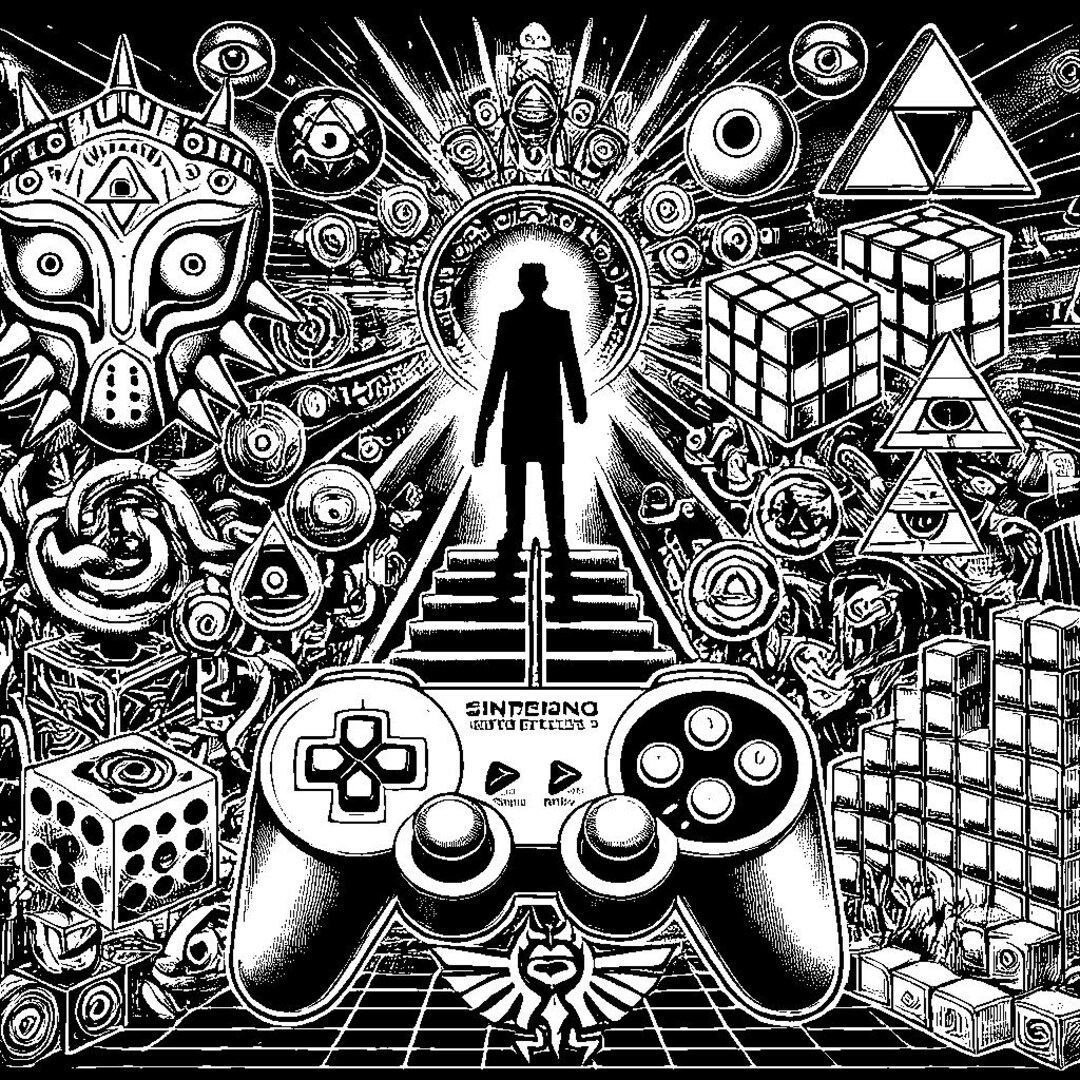 Video Game Conspiracies Coloring Book | Instant Digital Download ...