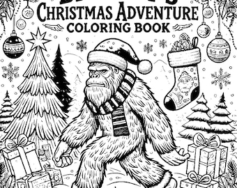 Cryptid Creatures Coloring Book | Instant Digital Download | Printable ...