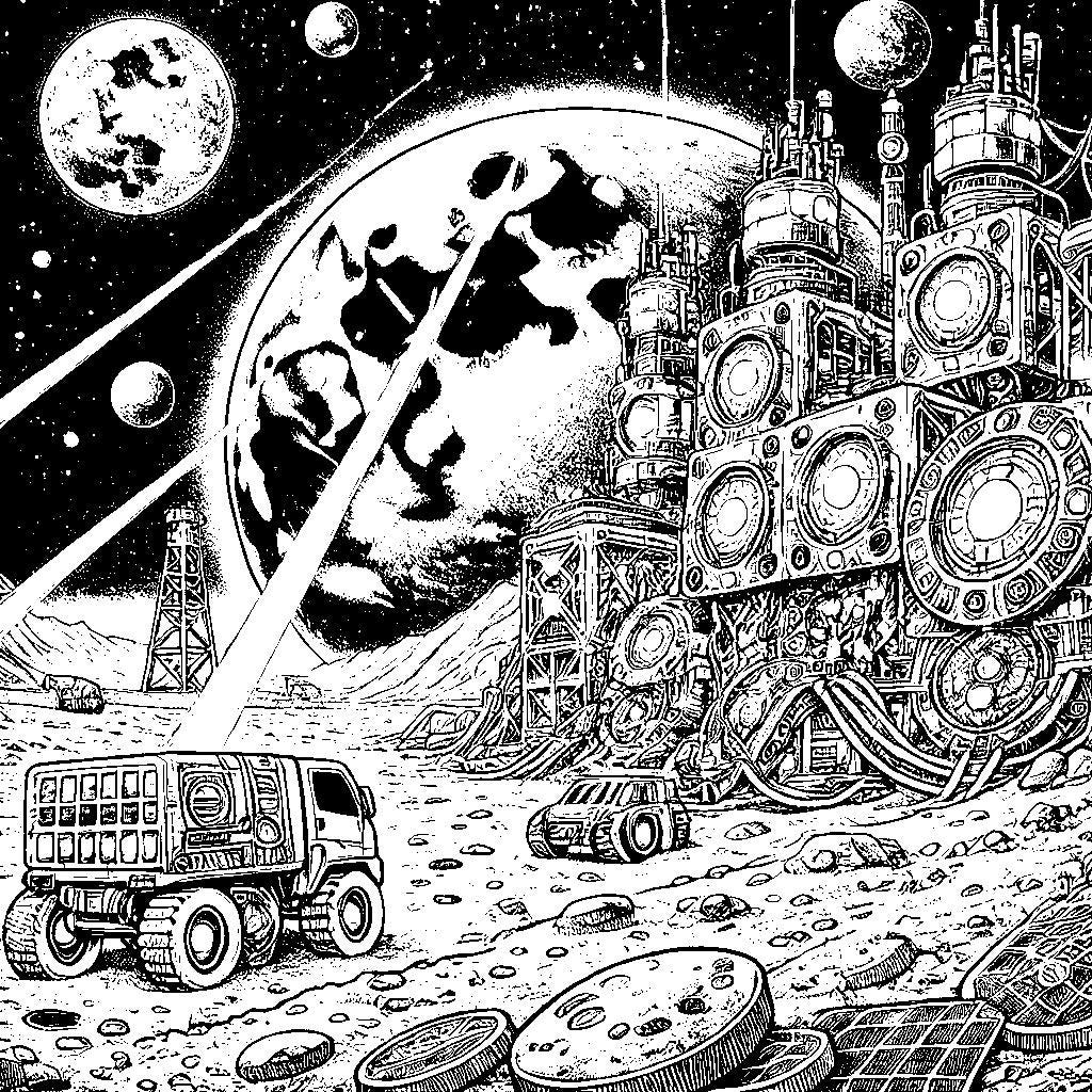 Moon Conspiracies Coloring Book | Instant Digital Download | Printable ...