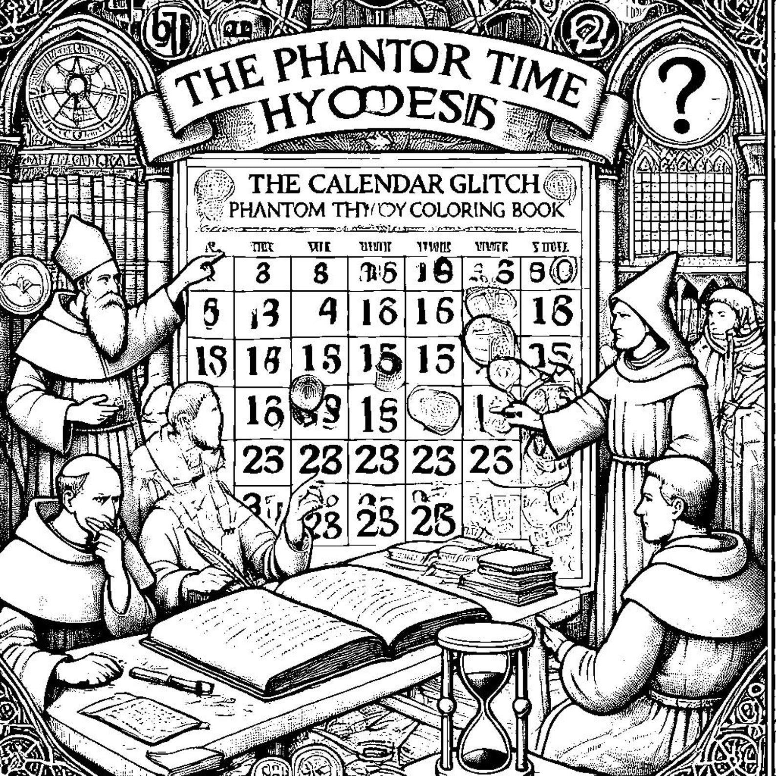 Phantom Time Hypothesis Coloring Book | Instant Digital Download ...