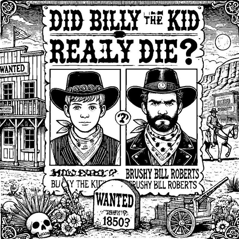 Cowboy Conspiracy Theories Coloring Book | Instant Digital Download ...