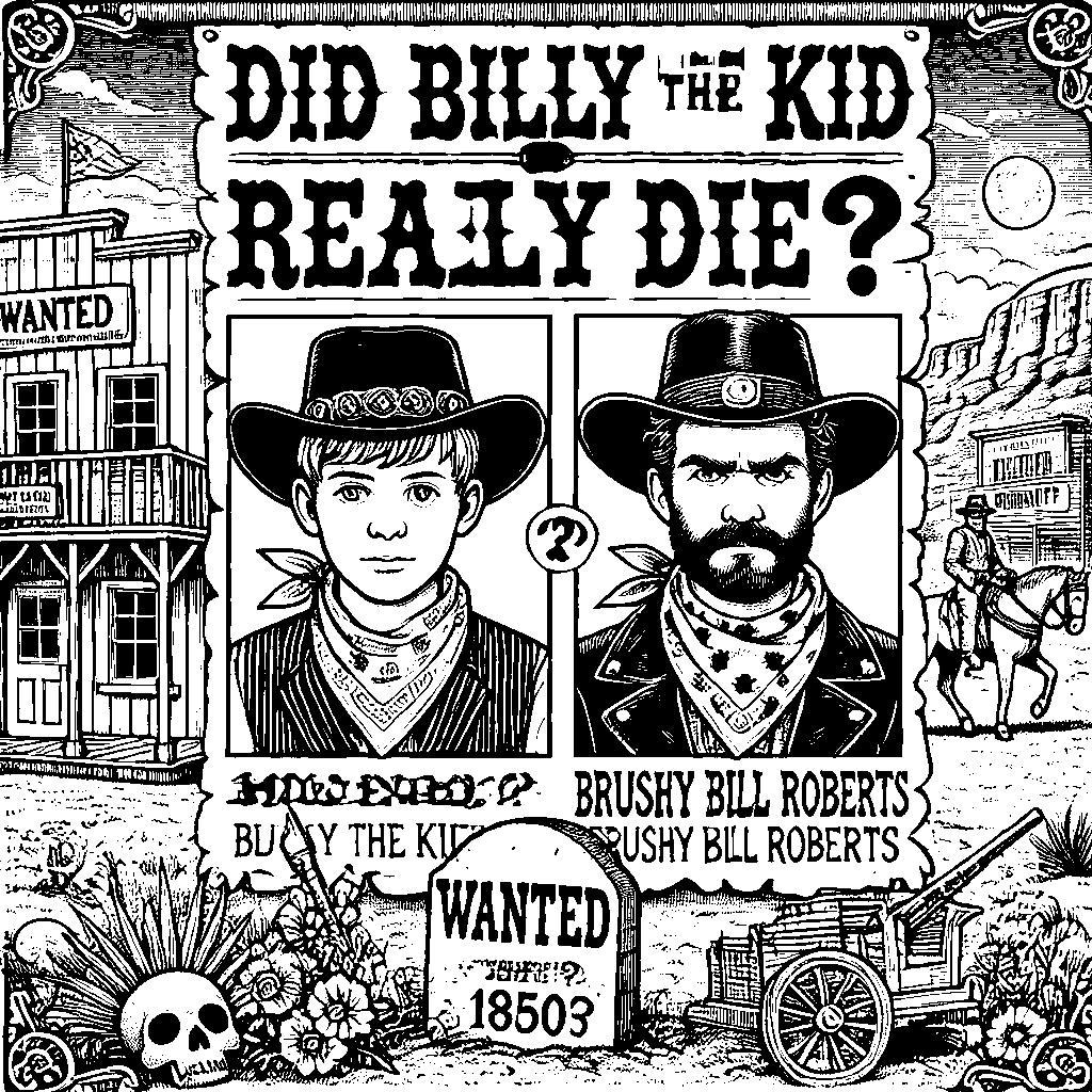 Cowboy Conspiracy Theories Coloring Book | Instant Digital Download ...
