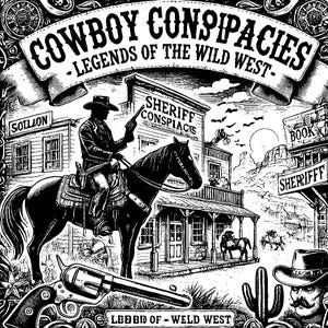 Cowboy Conspiracy Theories Coloring Book | Instant Digital Download ...