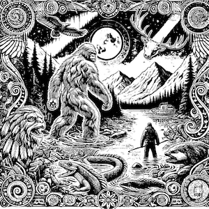 Alaska Cryptids Coloring Book | Instant Digital Download | Printable ...