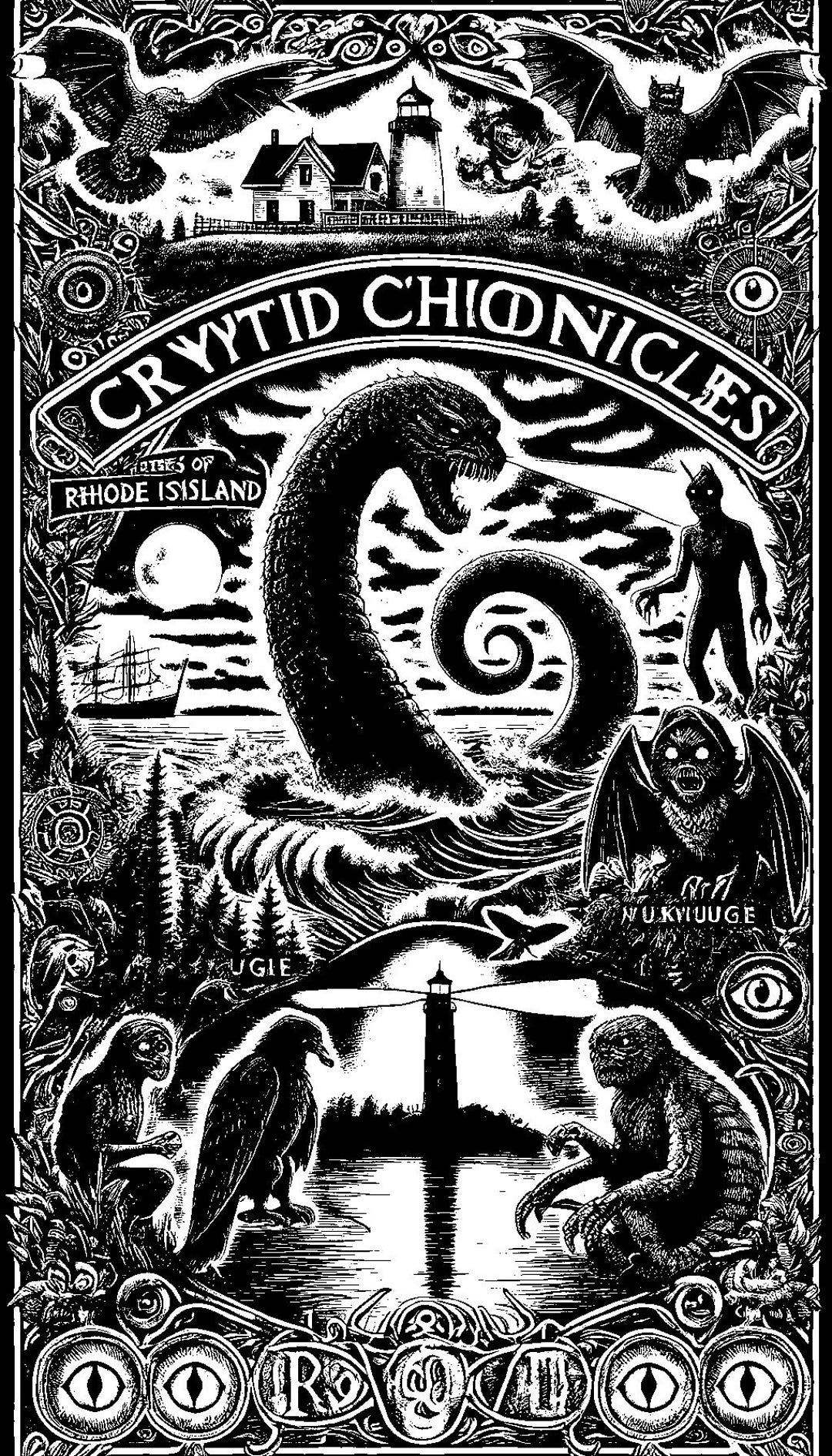 Rhode Island Cryptids Coloring Book | Instant Digital Download | Printable Pdfs for Rhode ...