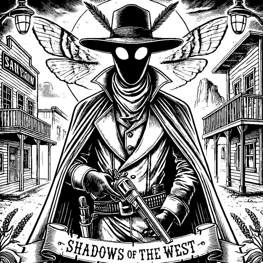 Cryptid Cowboys Coloring Book | Instant Digital Download | Printable ...