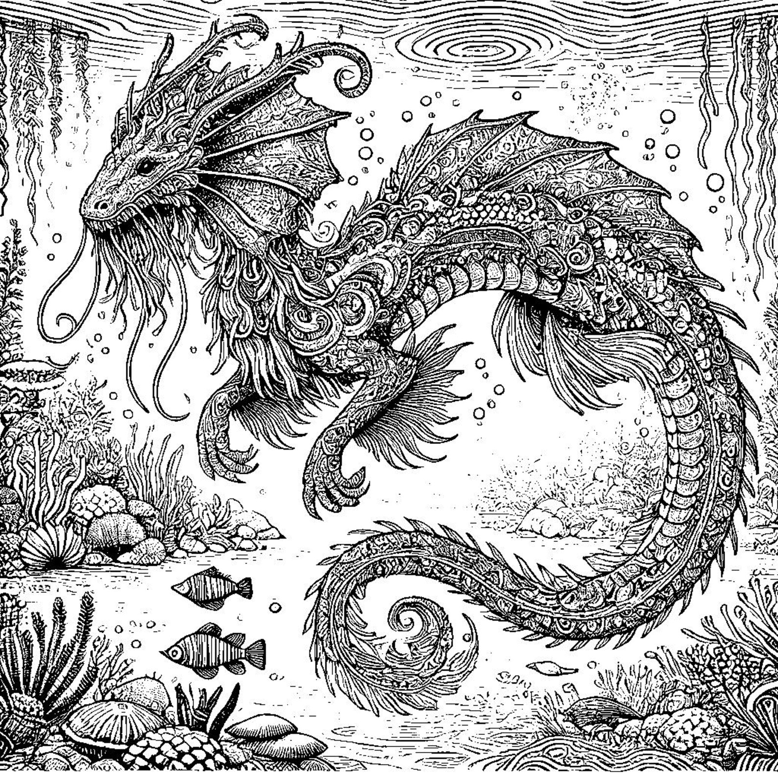 Hawaii Cryptids Coloring Book | Instant Digital Download | Printable ...