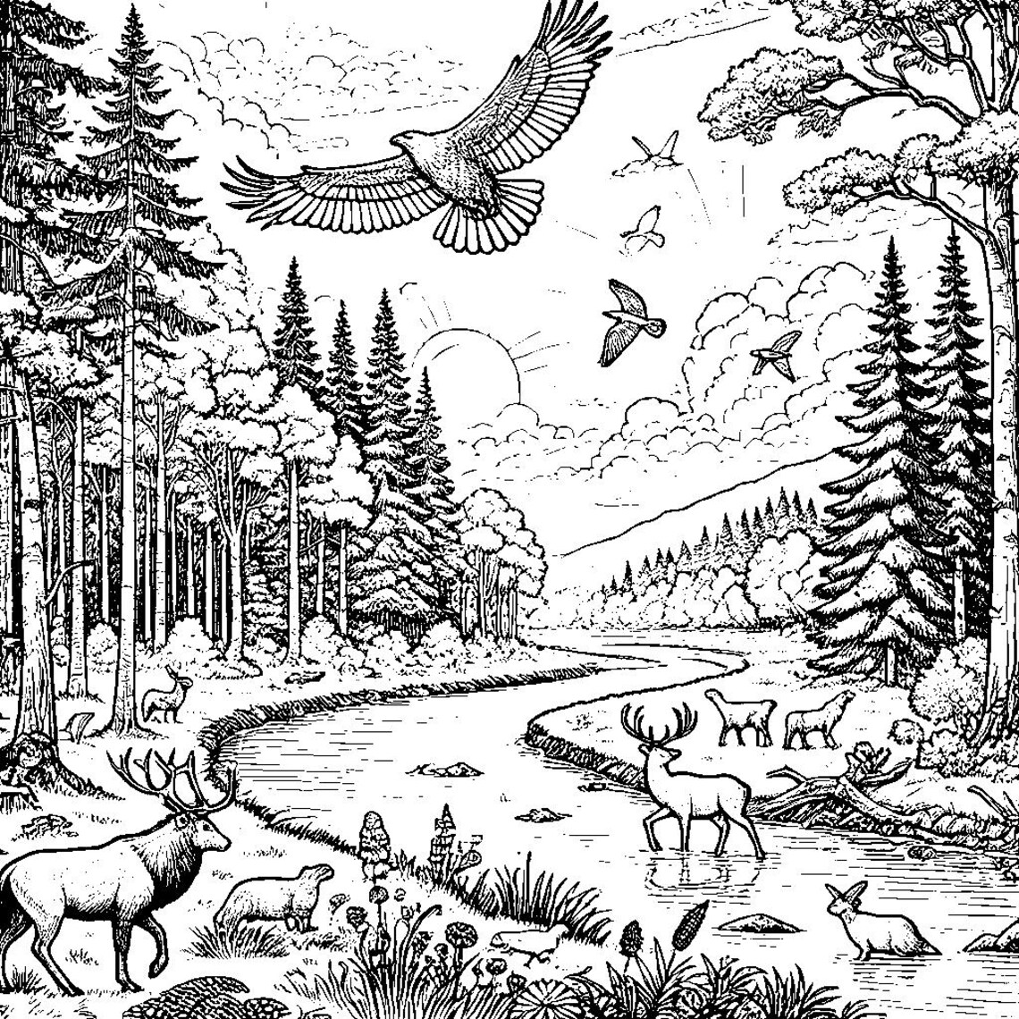 The Tunguska Event Coloring Book | Instant Digital Download | Printable ...