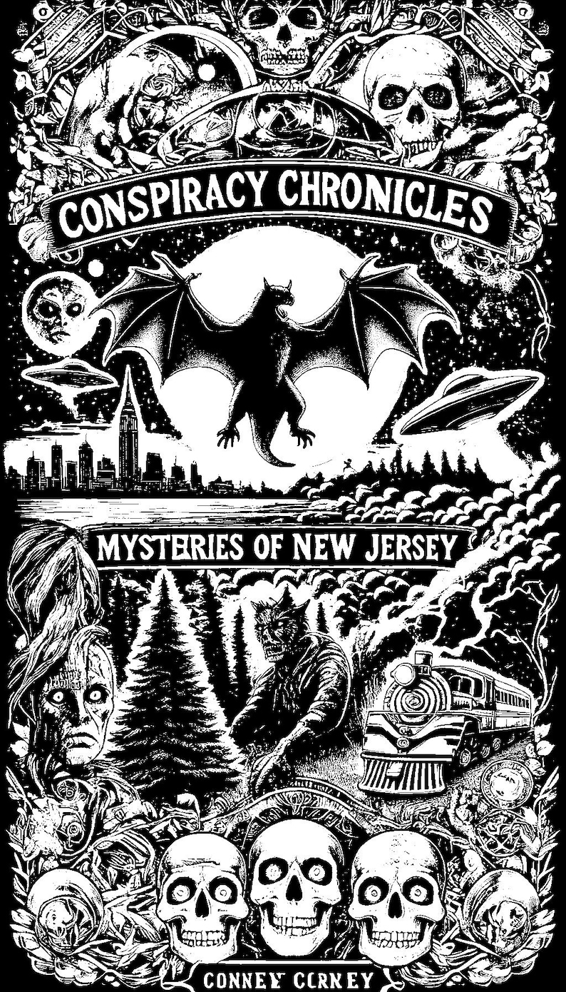 New Jersey Cryptids Coloring Book | Instant Digital Download ...