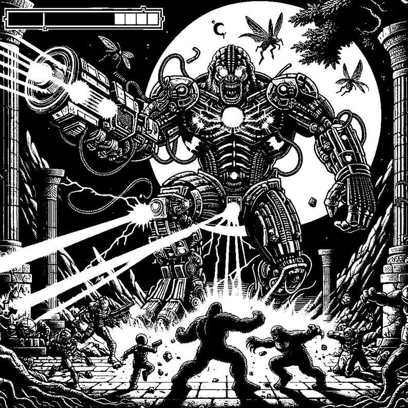 Cryptid Clash Coloring Book | Instant Digital Download | Printable Pdfs ...