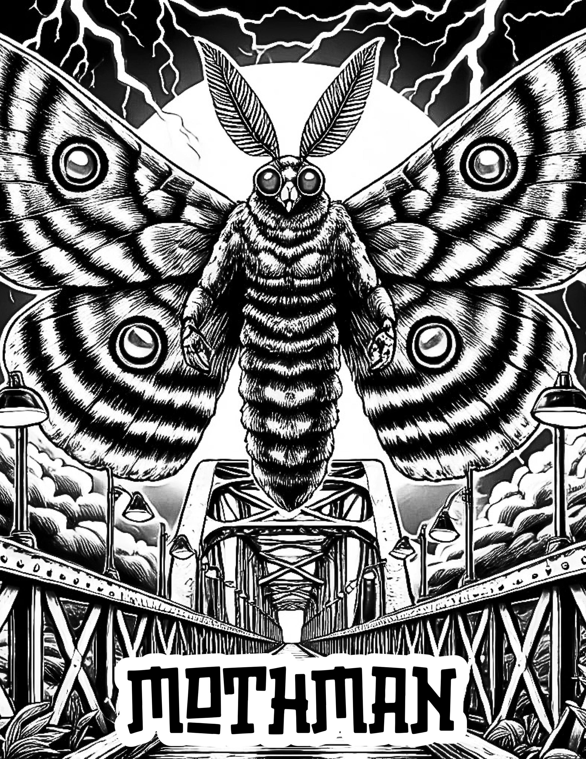 Cryptid Creatures Coloring Book | Instant Digital Download | Printable ...