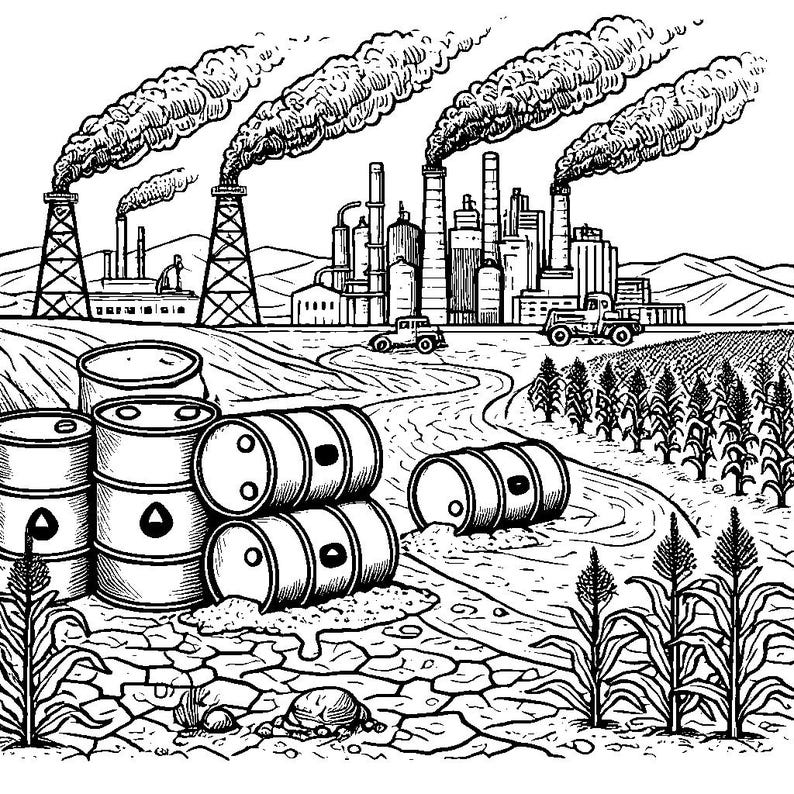 The Dust Bowl Conspiracy Coloring Book | Instant Digital Download | for ...