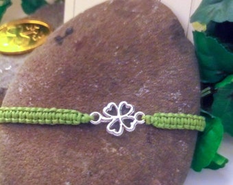 Clover Cord Bracelet - Etsy