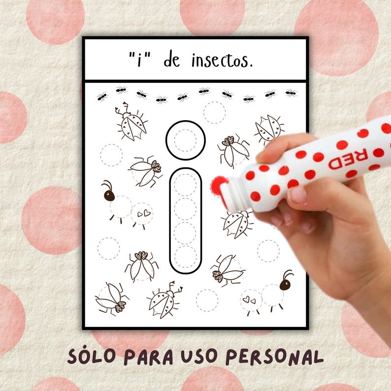 Spanish Vowel Worksheets Dot Marker Printable Coloring Pages Bilingual ...