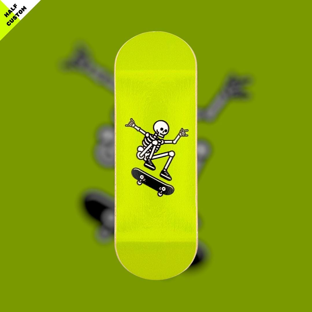 Real Wear skeleton Fingerboard Deck - Etsy
