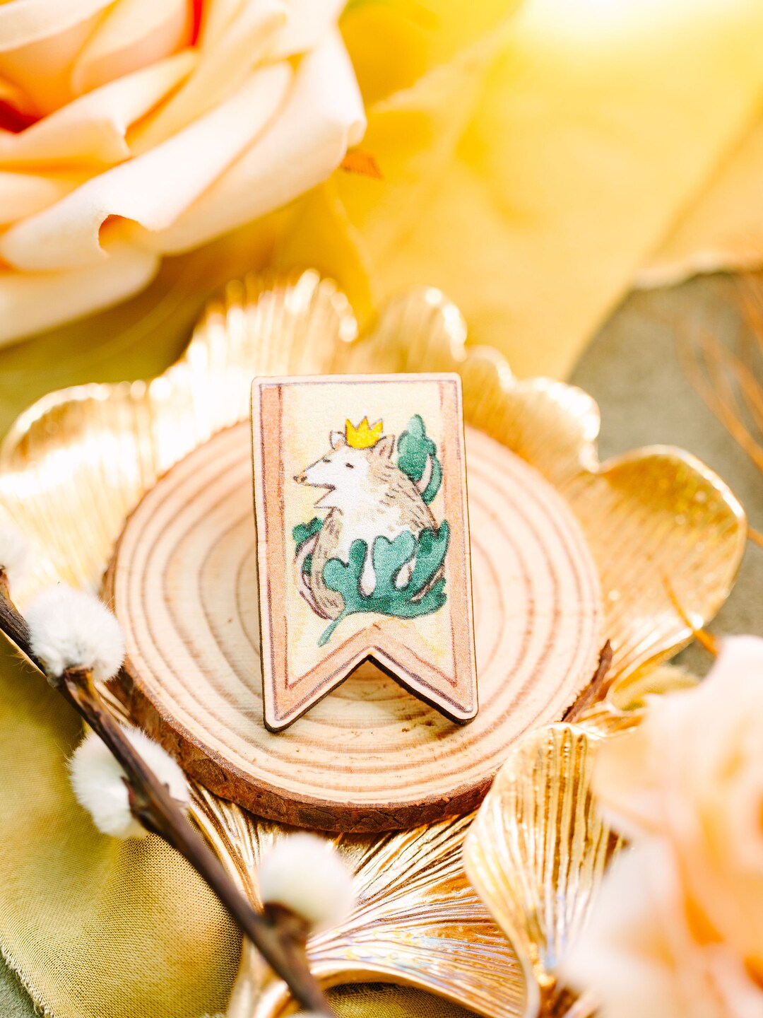 Possum Regent Wooden Pin - Etsy