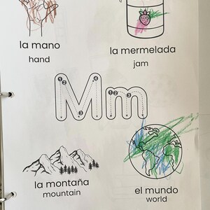 Letter M Spanish Phonics / Tracing / Letter Recognition / Fine Motor ...