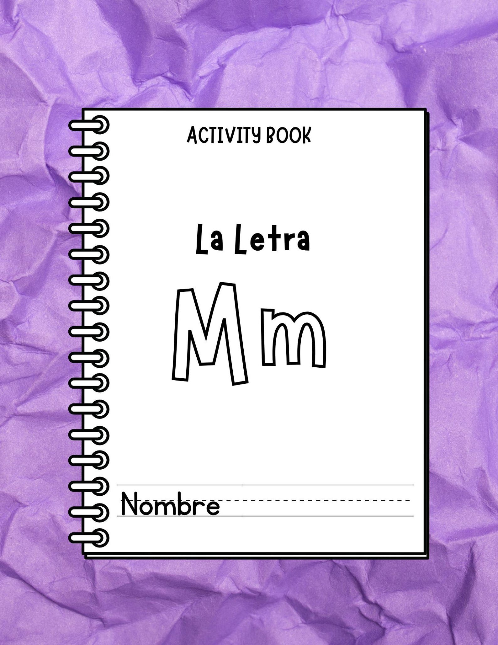 Letter M Spanish Phonics / Tracing / Letter Recognition / Fine Motor ...