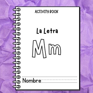 Letter M Spanish Phonics / Tracing / Letter Recognition / Fine Motor ...