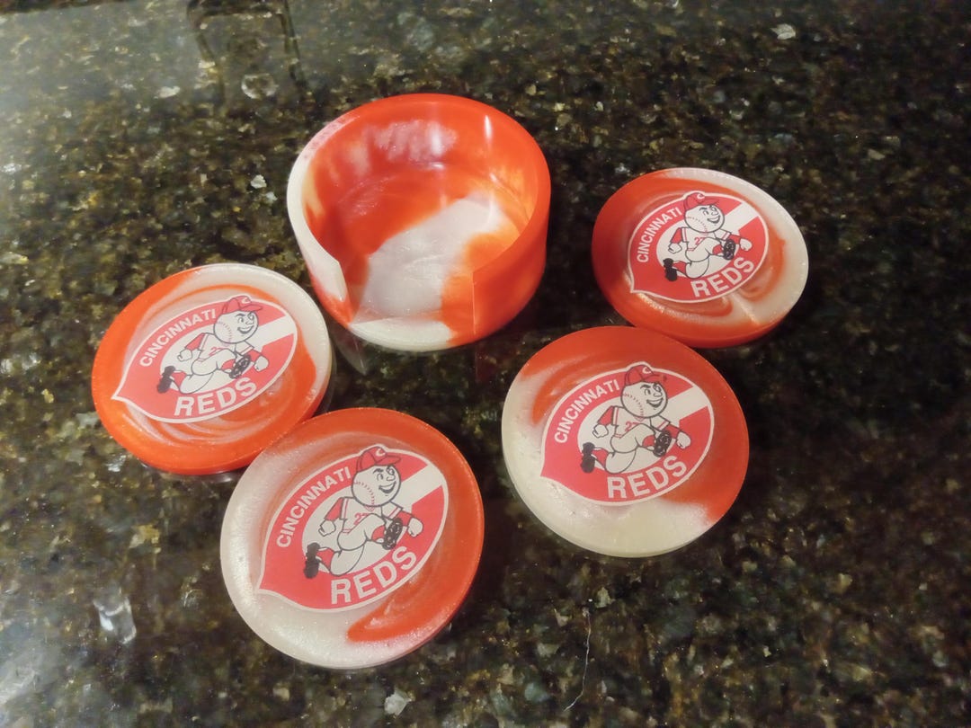 MLB Coasters Cincinnati Reds - Etsy