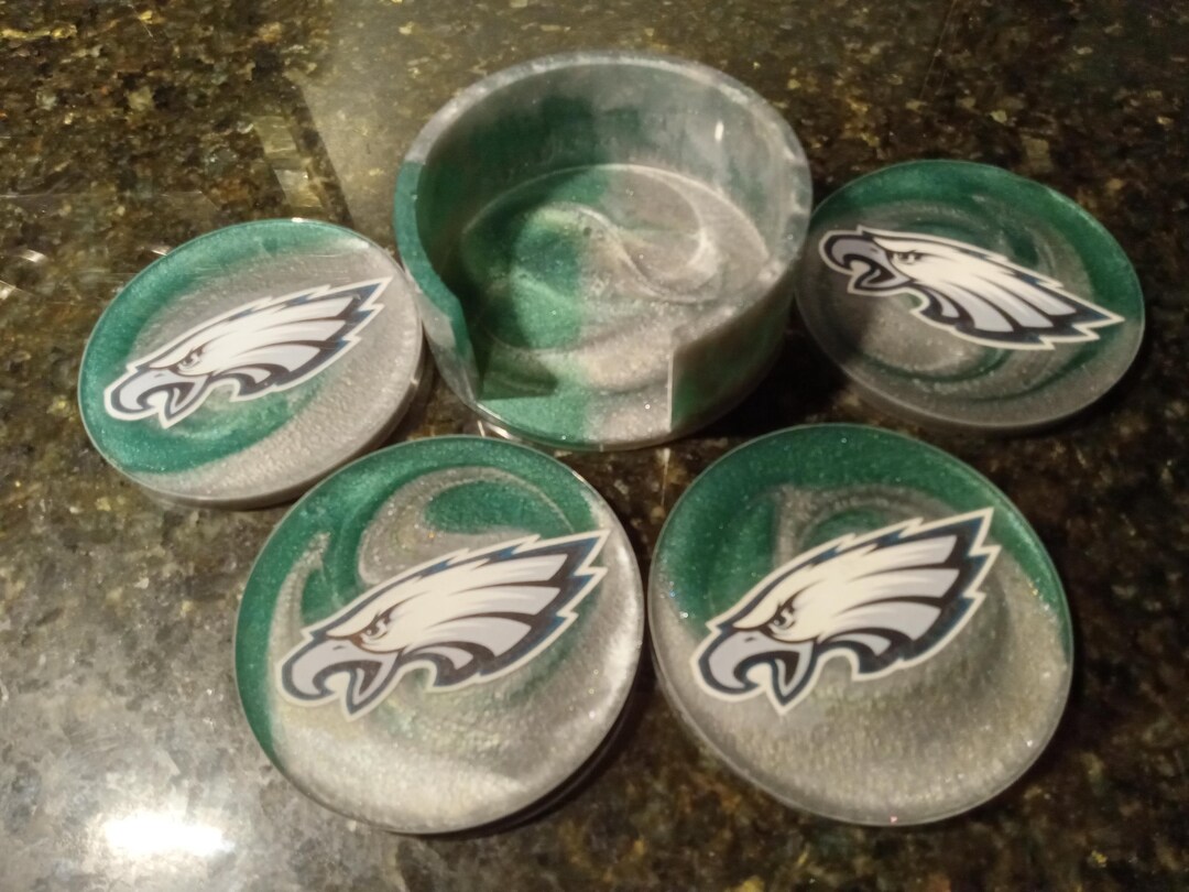 NFL Coasters Philadelphia Eagles - Etsy