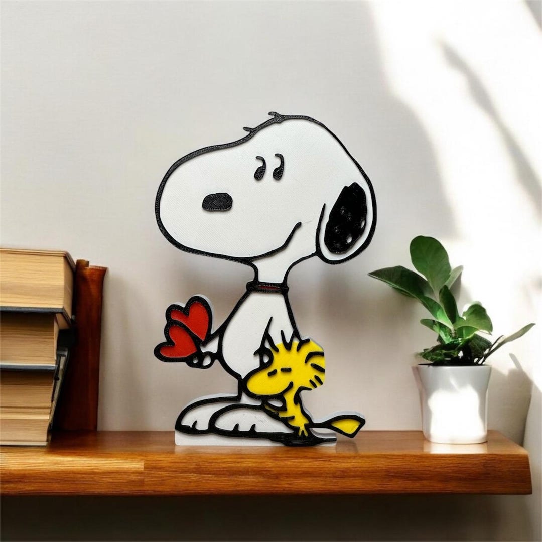 Snoopy-inspired Valentines Day 3D Desk and Shelf Decor Modern Cartoon ...
