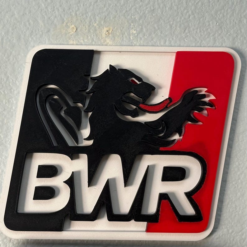 Belgian Waffle Ride BWR Wall Sign Decoration - Etsy
