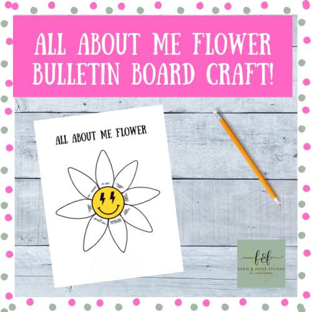 All About Me Flower - Etsy
