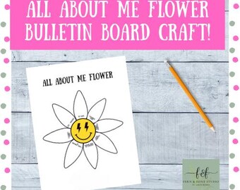 All About Me Activity 100% Customizable Canva Template - Etsy