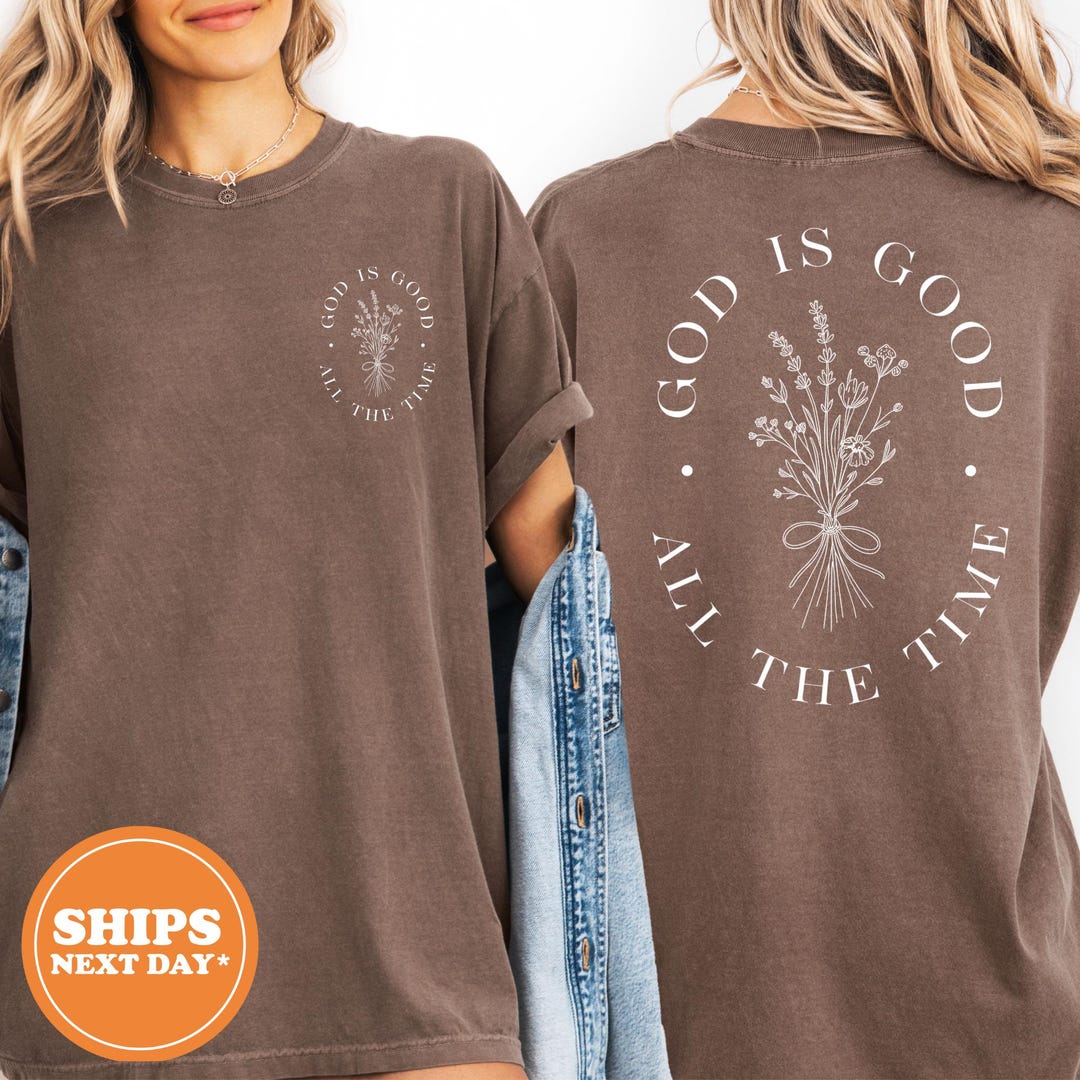 God is Good T-shirt, Boho Christian Tee, Comfort Colors - Etsy