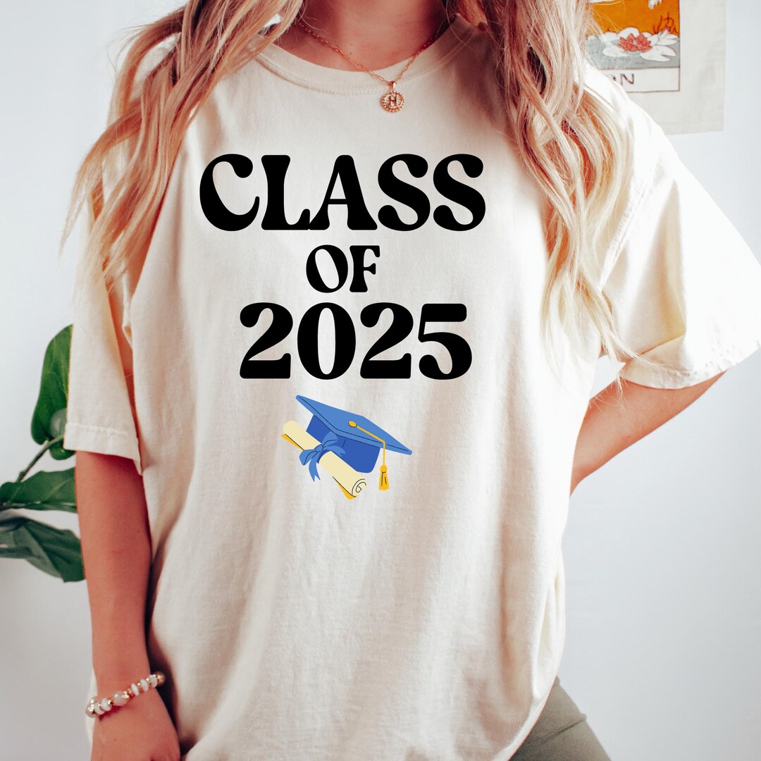 Custom Graduation Shirt, Personalized Grad Gift Tee, Class of 2023 ...