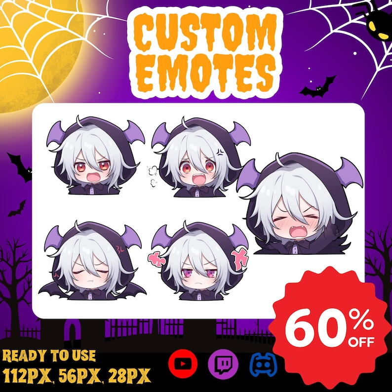 Emotestwitch, Animated Emotes, Twitch Emote for Streamer , YCH, Animal ...