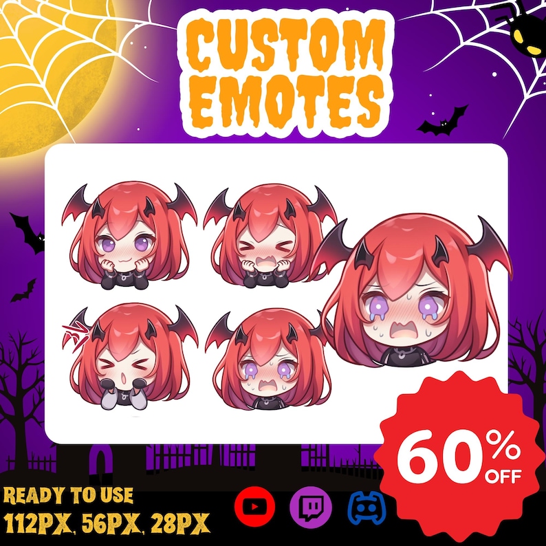 Custom Twitch Emotes | Animated Emotes | Twitch Emote for Streamer ...