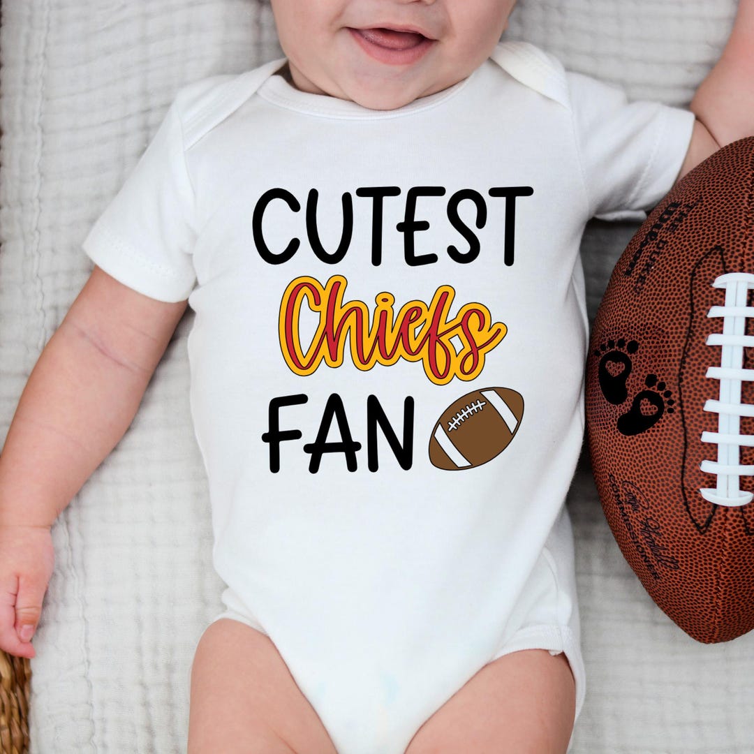 Baby Chiefs Fan Onesie, Unisex Onesies, Kansas City Onesies, Baby Gift ...