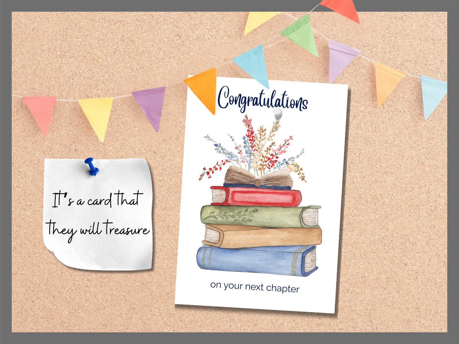 Congratulations Printable Card Watercolor Floral Book Theme Graduation ...