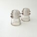 2 Dominion Electric Clear Glass Insulators Made in Canada - Etsy