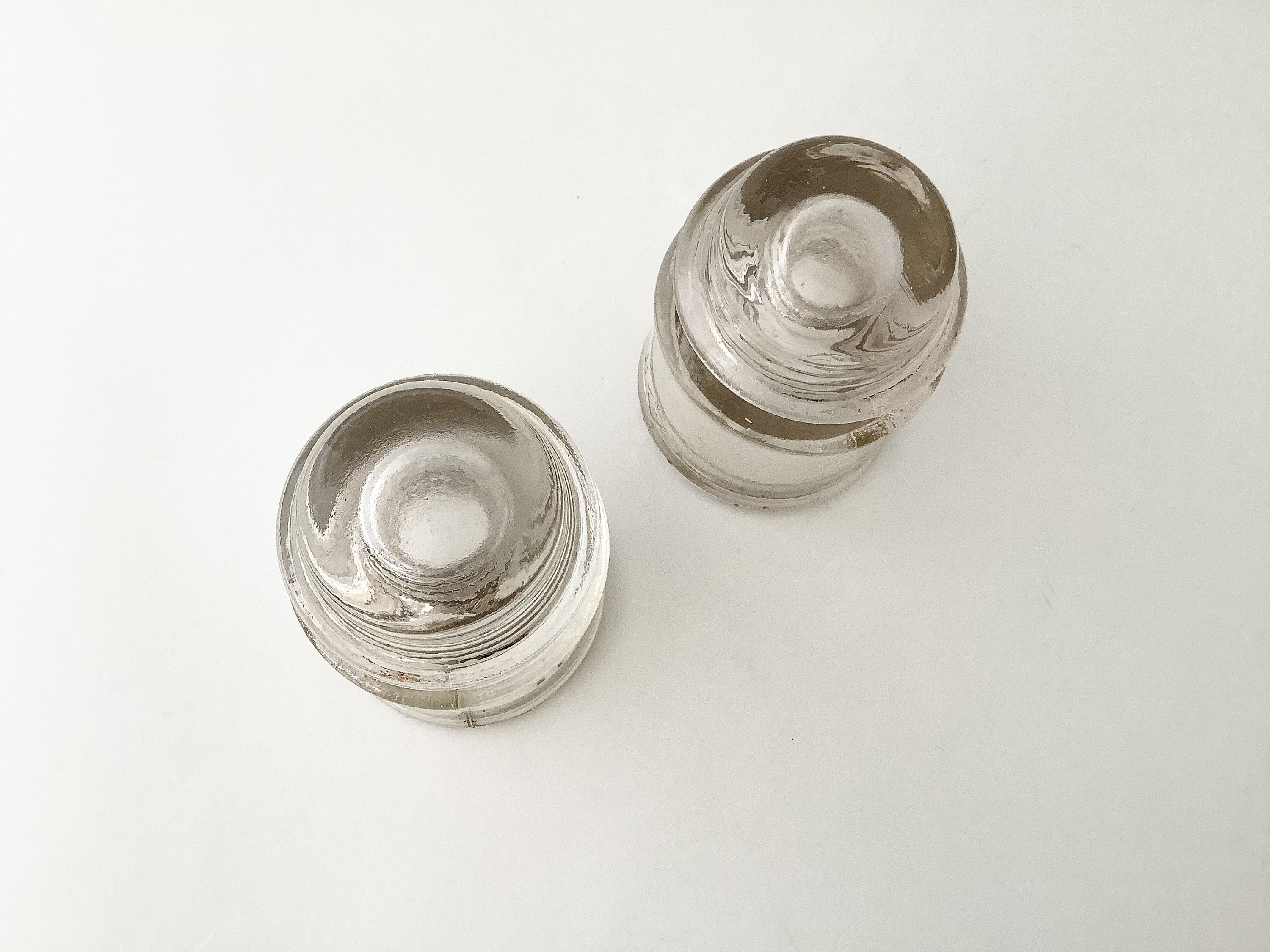 2 Dominion Electric Clear Glass Insulators Made in Canada - Etsy