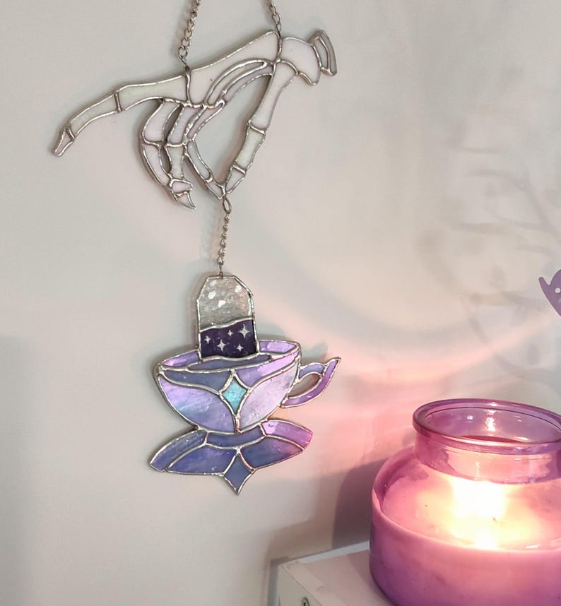 Spill the Tea, Stained Glass Wall and Window Hanging ACOTAR - Etsy