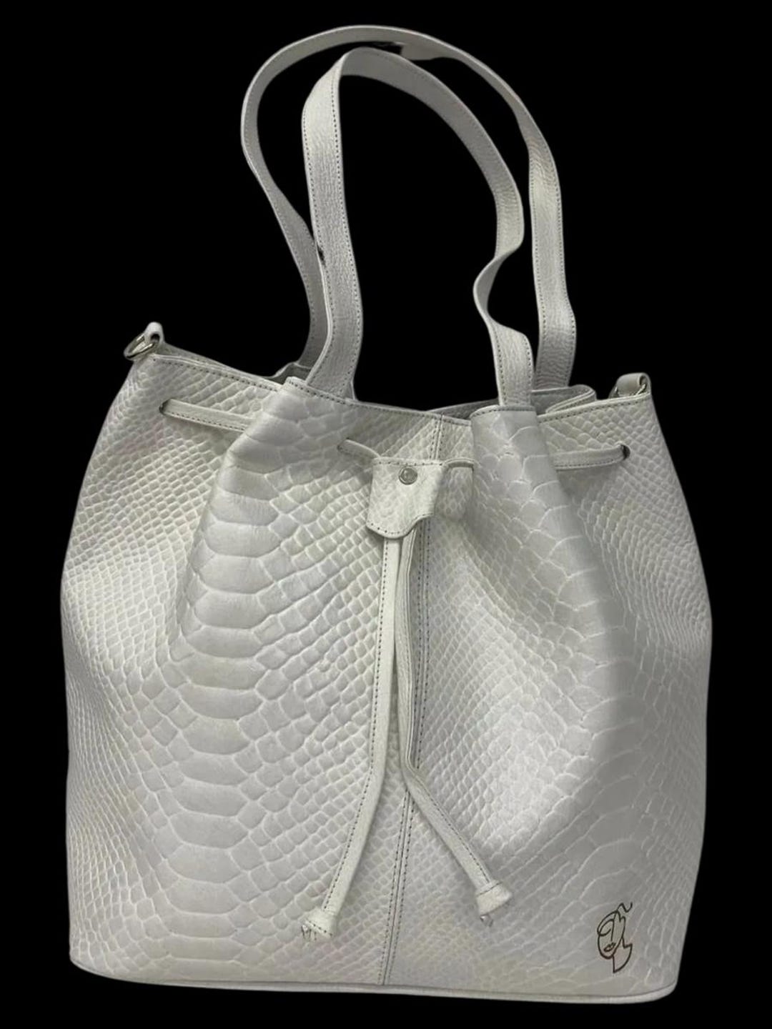 Python Print Leather Bag - Etsy