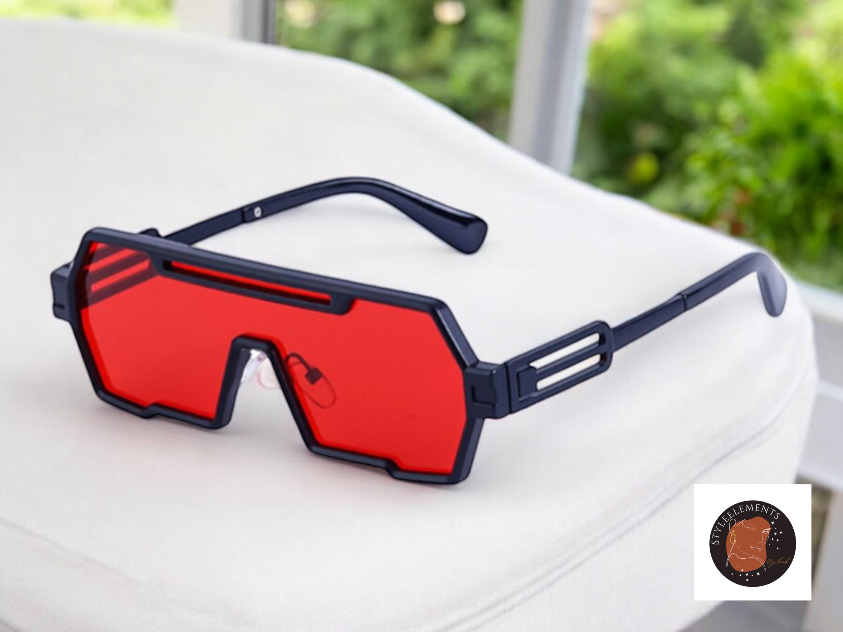 Men's Aviator | Big Frame Rocker Shades | Irregular Square Sunglasses ...