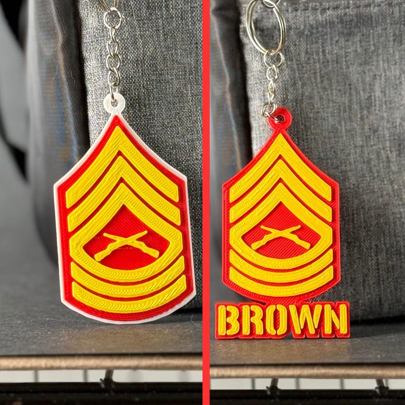 Usmc Keychain - Etsy