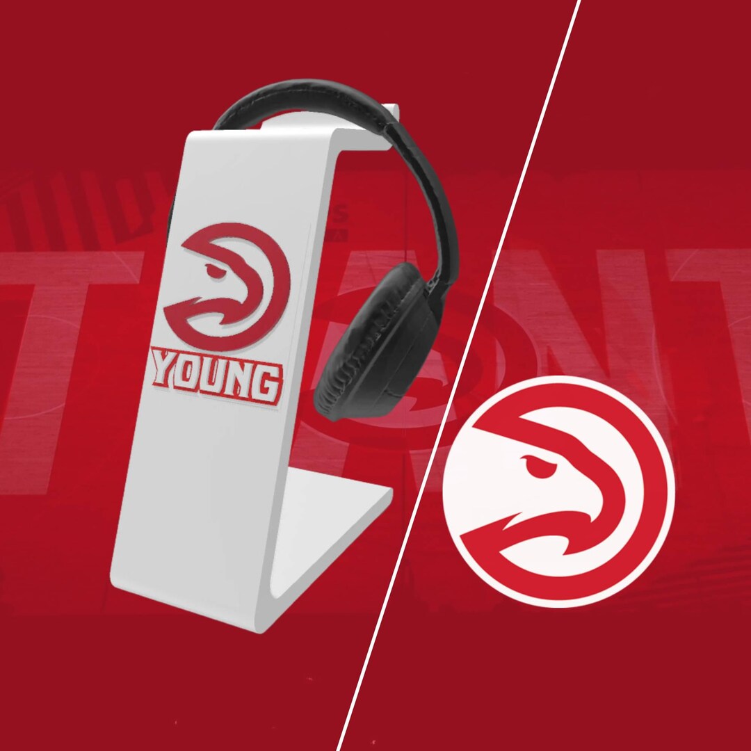 Personalized Hawks Headphone Stand, PC Gaming Accessories, Video Game ...