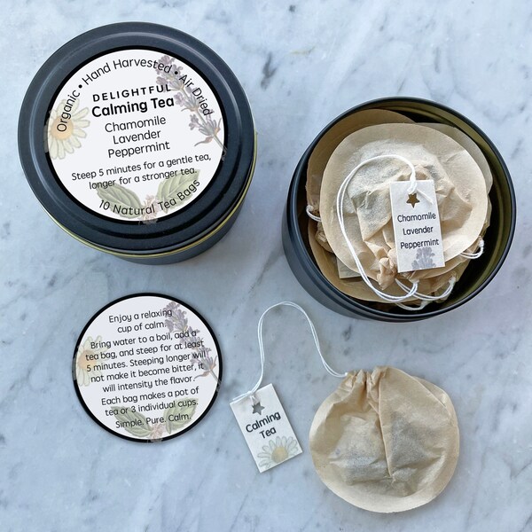 Reusable Tea Bags - Etsy