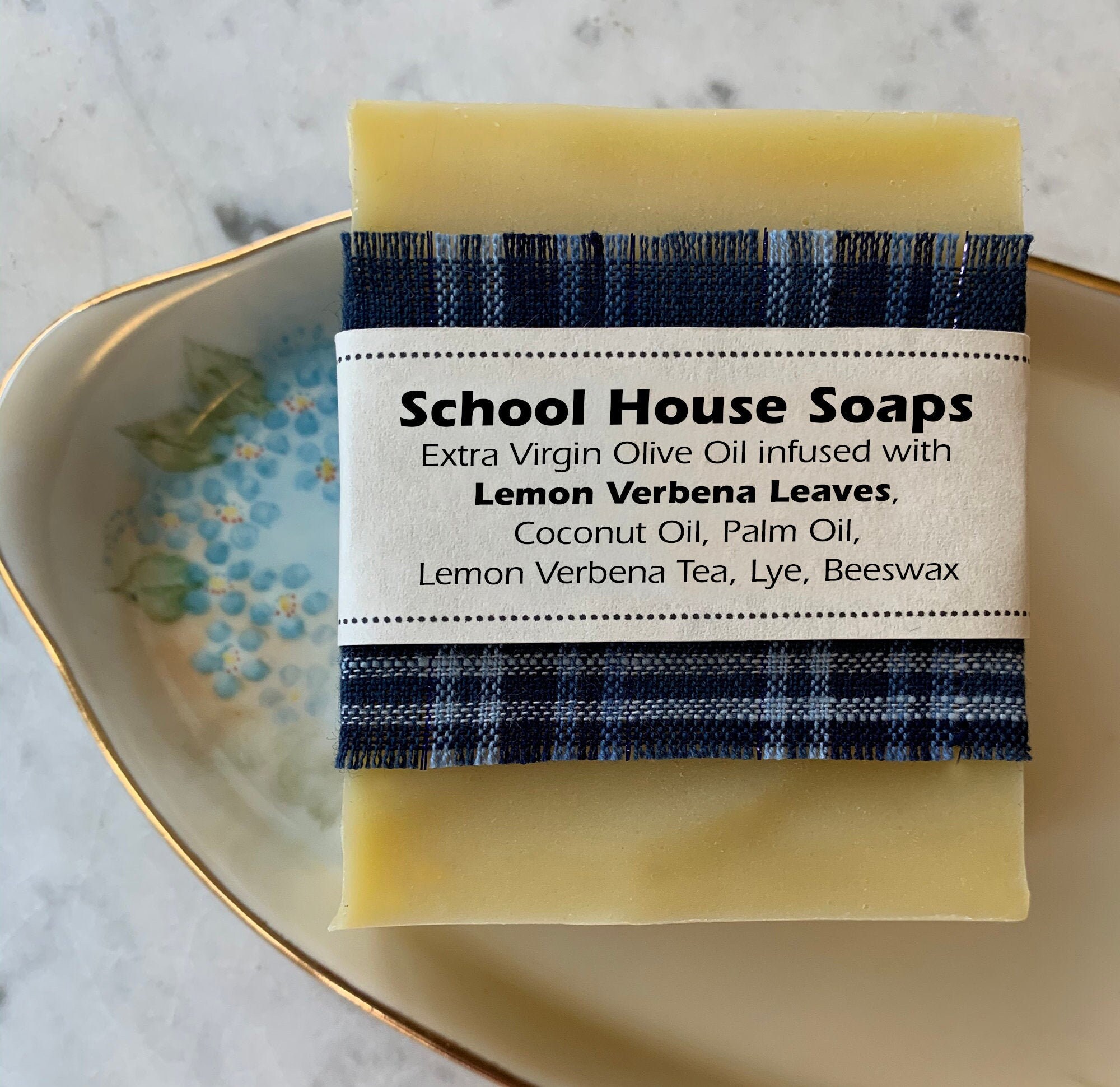 Lemon Verbena Soap 5 Ounce Bar Natural Soap Olive Oil Etsy