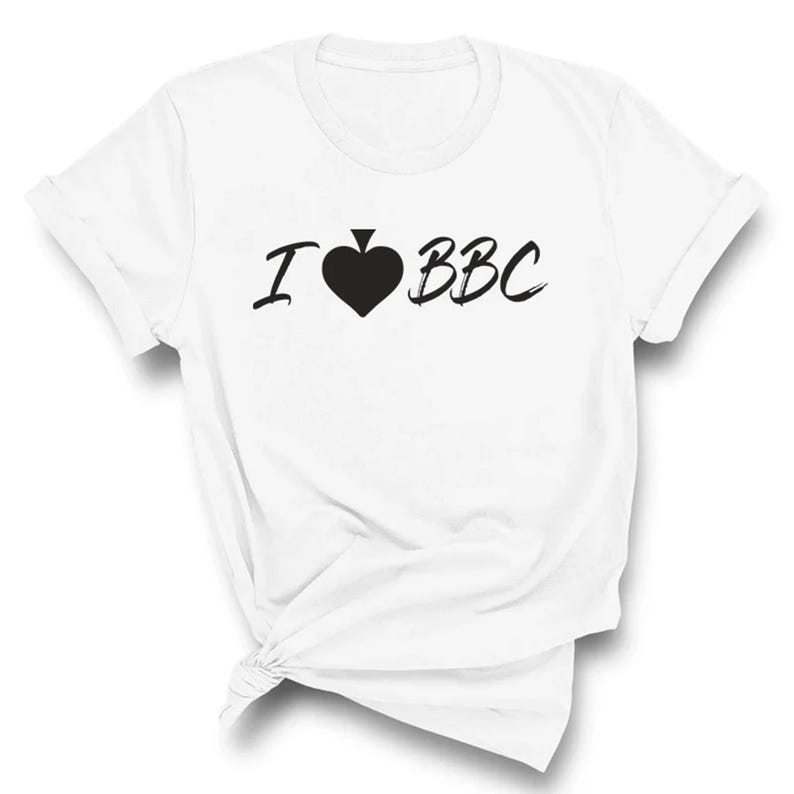 I Love BBC Queen of Spades Hotwife Qos Tshirt BBC Only Tshirt for Sex ...