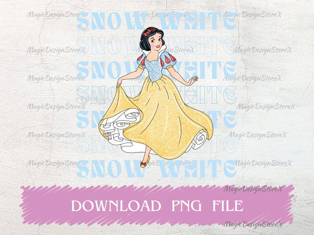 Snow White Watercolor Digital Art, Princess Snow White Png, Snow White ...