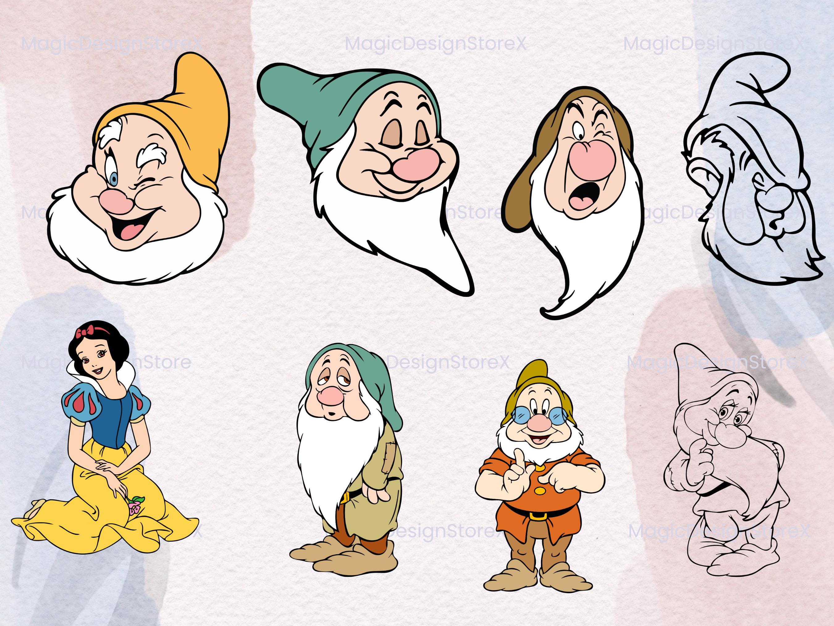 Snow White SVG Bundle, Snow White Digital Download, Snow White Digital ...