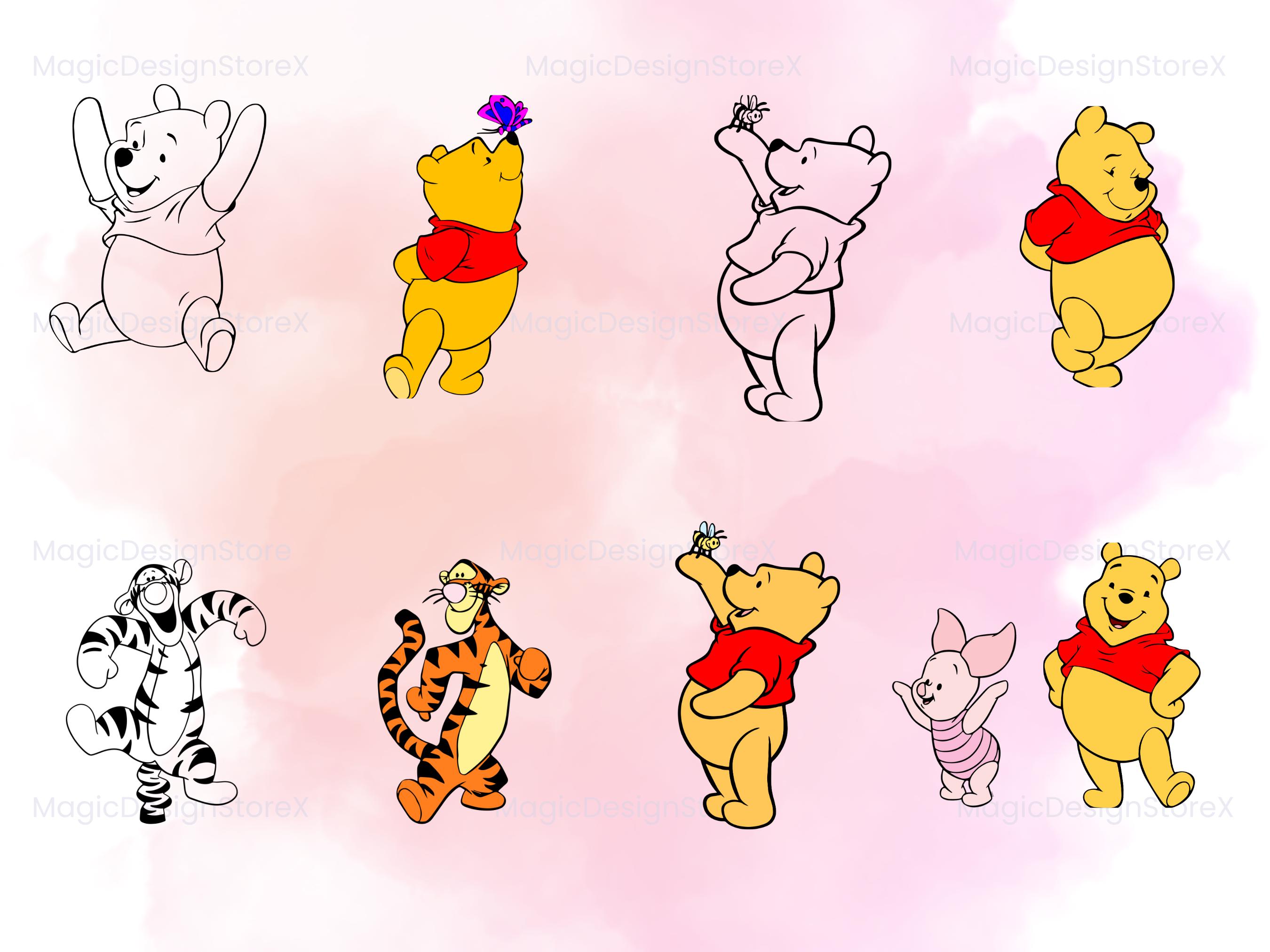 Winnie the Pooh and Friends SVG Bundle , Digital Download , Pooh and ...
